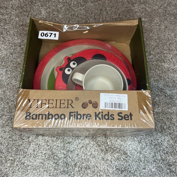 BAMBOO | Dining | Kids Bamboo Plate Set | Poshmark